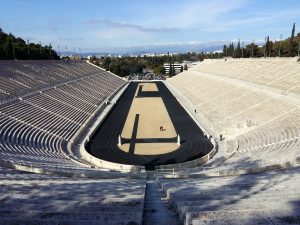 The Panathenaic Stadium in Athens Greece