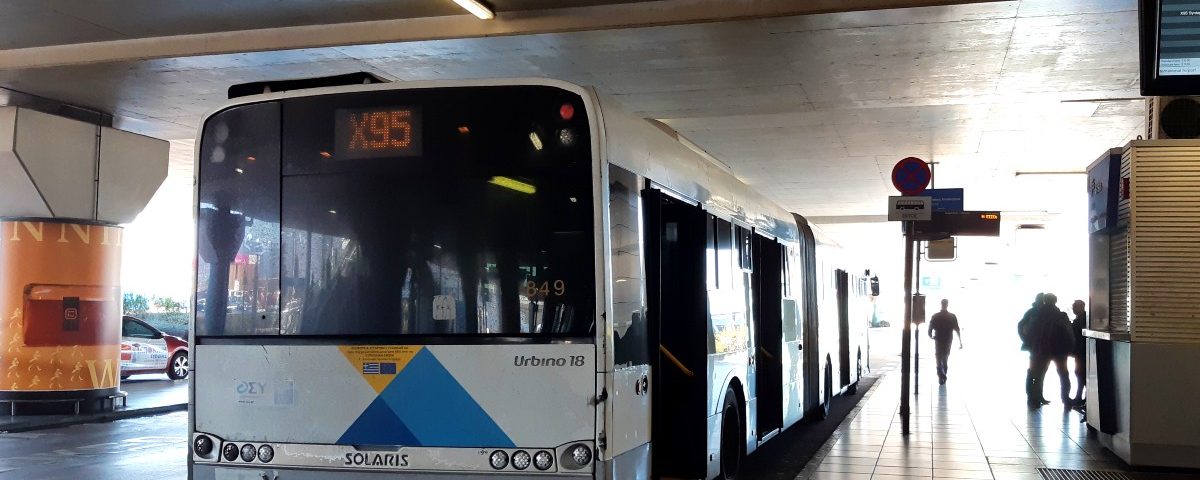 How to take the Athens airport bus to Athens city center and beyond