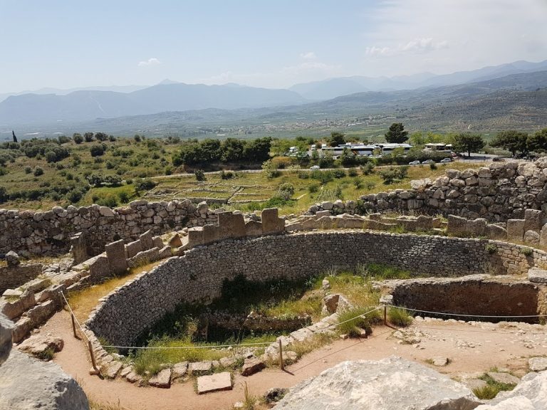 The UNESCO Site Of Ancient Mycenae In Greece