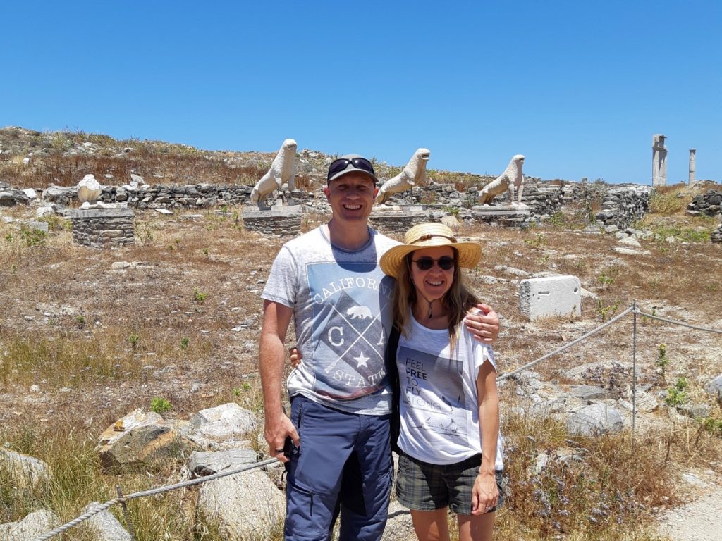 Archaeological Site Of Ancient Delos In Greece