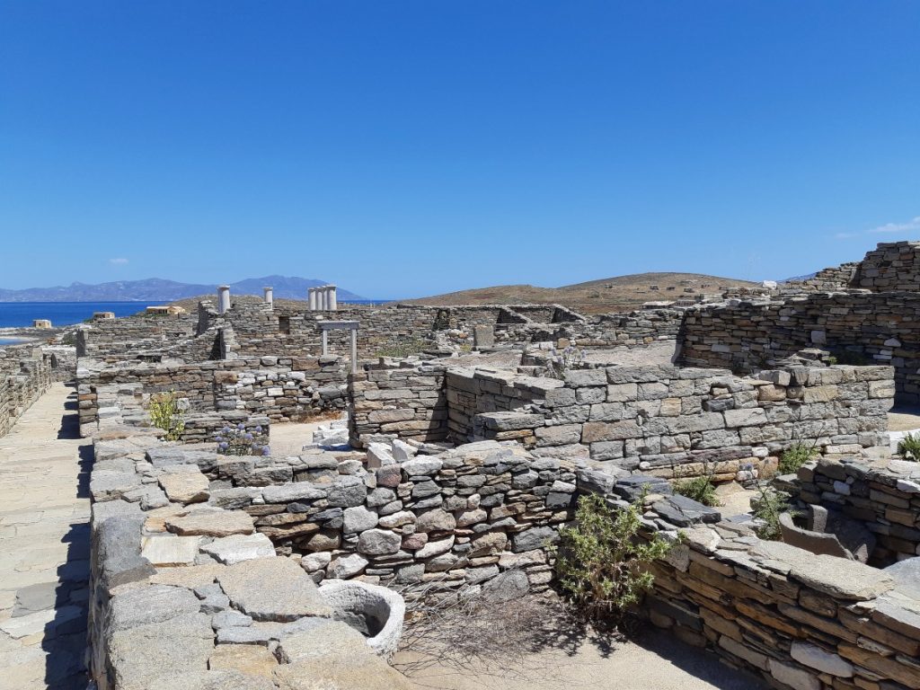 Archaeological Site Of Ancient Delos In Greece