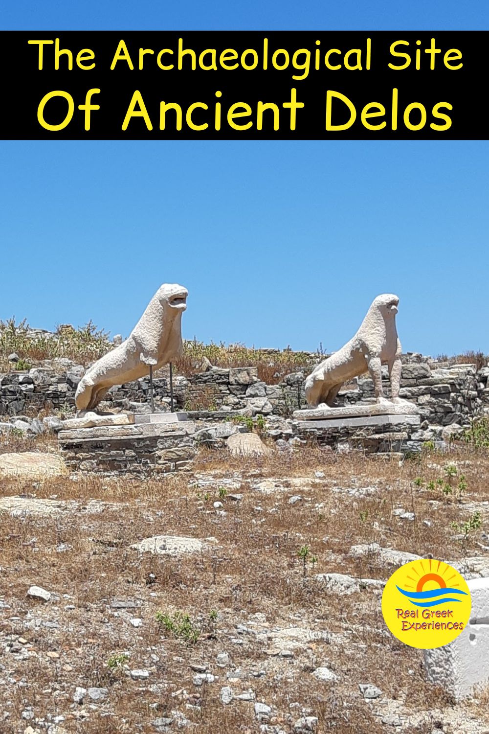 Archaeological Site Of Ancient Delos In Greece