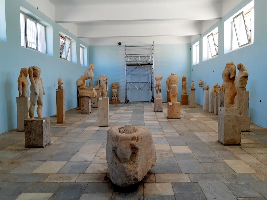 Archaeological Site Of Ancient Delos In Greece